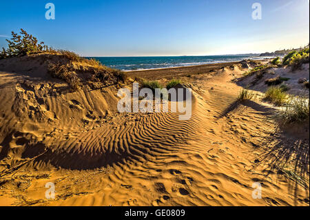 Italy Sicily Pozzallo The Dunes and the Beach Stock Photo - Alamy