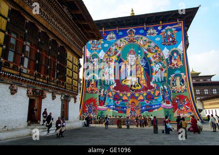 geography / travel, Bhutan, Thimpu, highlight of the Thimpu Tesechu is ...