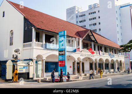 German colonial building, Kivukoni Front, Dar-es-Salaam, Tanzania Stock ...