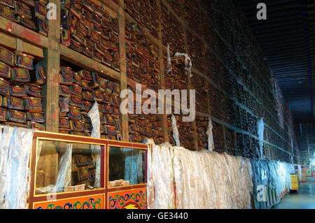 geography / travel, China, Tibet, Sakya, monastery, interior view ...