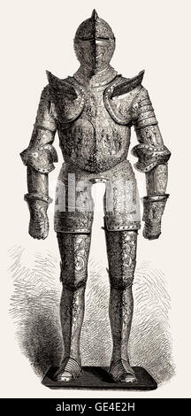 medieval armour of Henry II, Henri II, Heinrich II., 1519-1559, King of ...