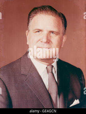 James E. Webb, NASA Administrator from 1961 to 1968, is shown in this ...