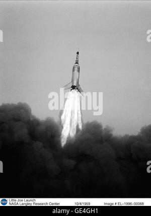 The Little Joe 6 (LJ6) launch, part of Project Mercury, tested the ...