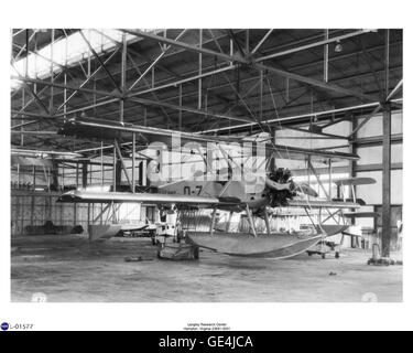 The Vought O2U-4, a naval reconnaissance aircraft, is depicted in ...