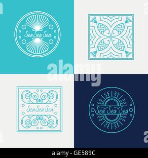 vector logos sea Stock Vector Image & Art - Alamy