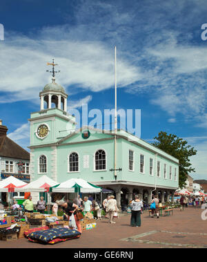 Market Place Faversham Kent England UK Stock Photo - Alamy