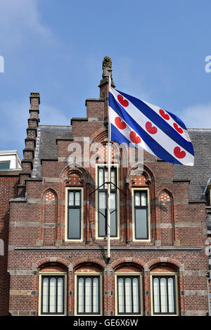Friesland national flag Stock Photo - Alamy