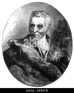 Field Marshal Arthur Wellesley the 1st Duke of Wellington at the battle ...