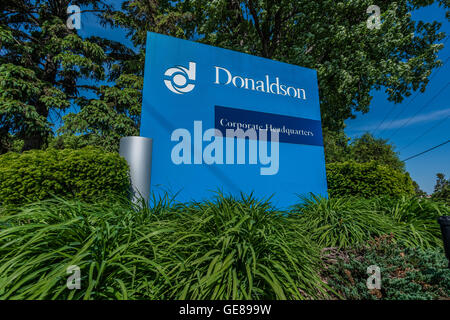 Donaldson Corporate Headquarters Sign - Bloomington, Minnesota Stock ...