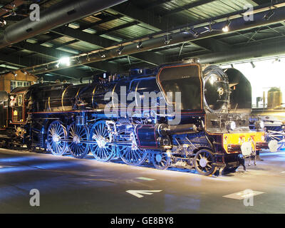 The SNCF 241A1, a French 4-8-2 steam locomotive, is part of the Est ...