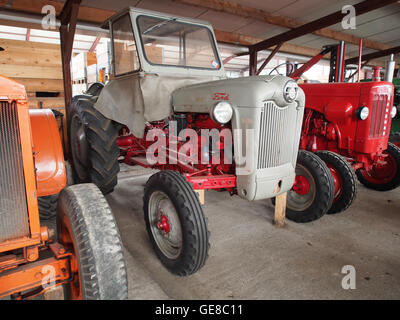 The Ford 600 tractor, displayed at the Museum voor Nostalgie en ...