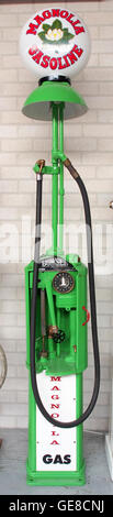 A vintage Magnolia Gasoline Bowser petrol pump, an early 20th-century ...