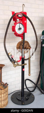 A vintage Texaco fuel pump from the mid-20th century, displayed ...