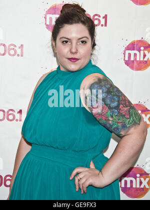 Singer-songwriter Mary Lambert visits the Mix 106 Performance Theater ...