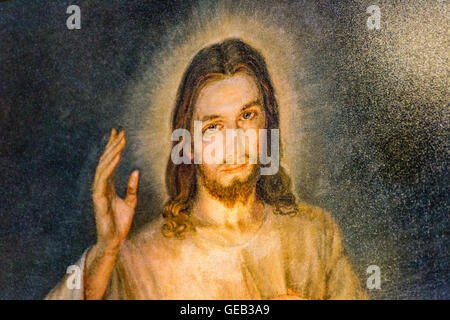 Painting. Merciful Jesus Christ Stock Photo: 94144230 - Alamy