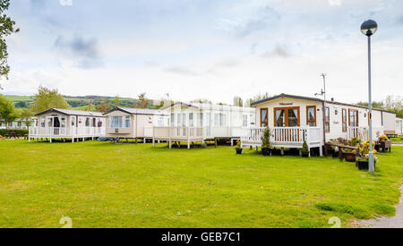The site of Presthaven Sands caravan park at Gronant in Flintshire ...