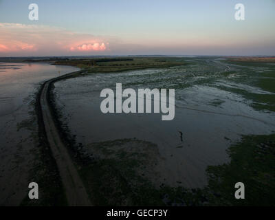 Causeway to Northey Island Stock Photo - Alamy