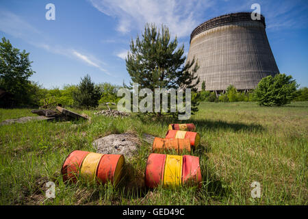 Inside the cooling tower of Chernobyl Nuclear Power Plant in Zone of ...