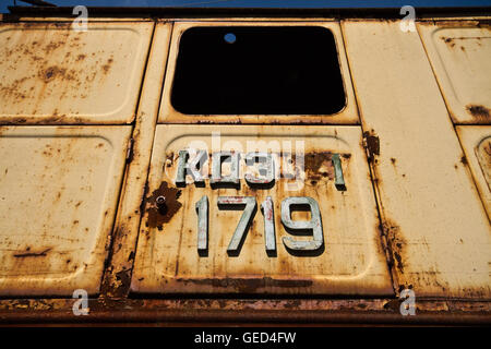 Decaying trains and rail tracks Inside Chernobyl exclusion zone ...