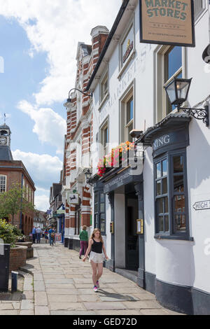 High Street, Reigate, Surrey, England, United Kingdom Stock Photo - Alamy