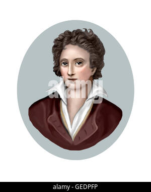 Percy Bysshe Shelley, 1792 - 1822, a British writer of Romanticism ...