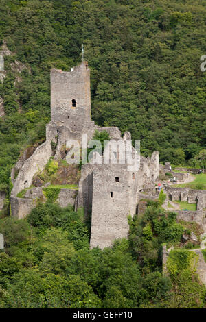 castle, ruins, manderscheid, castles, ruin, manderscheids Stock Photo ...