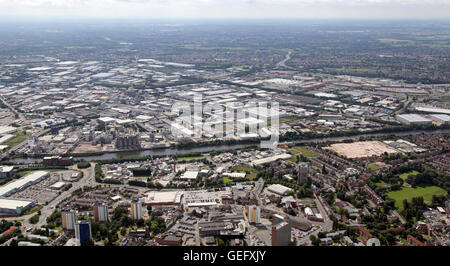 Trafford Park industrial estate, Trafford, Greater Manchester Stock ...