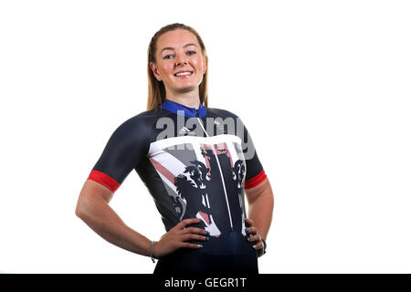 Great Britain's Katy Marchant during the women's sprint qualifying race ...