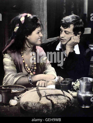 Claudia Cardinale and Jean-Paul Belmondo / Cartouche 1962 directed by ...