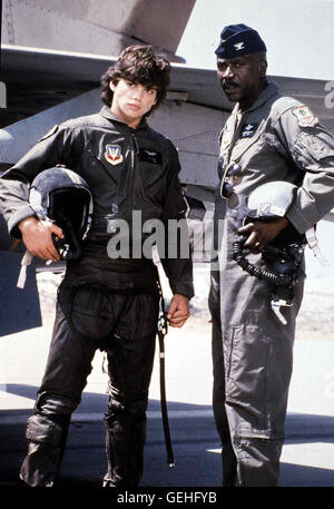 LOUIS GOSSETT JR, JASON GEDRICK, IRON EAGLE, 1986 Stock Photo - Alamy
