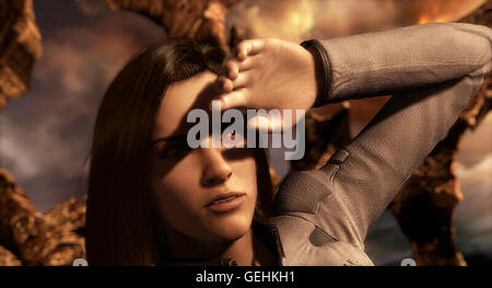 aki ross, final fantasy, 2001 Stock Photo - Alamy