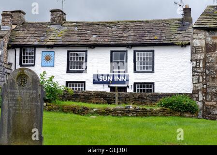 The Sun Inn, Dent, Cumbria, England UK Stock Photo - Alamy