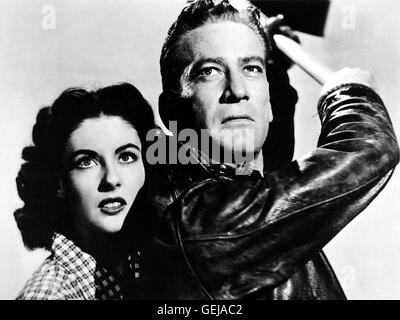 KENNETH TOBEY, MARGARET SHERIDAN, THE THING FROM ANOTHER WORLD, 1951 ...