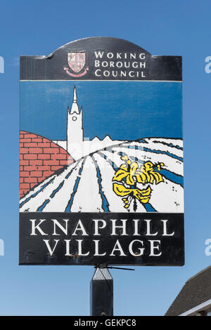 Knaphill High Street, Knaphill, Surrey, England, United Kingdom Stock ...