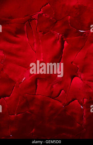 Pieces of red torn Paper, ripped Paper as Background isolated on white ...