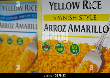 Goya Yellow Rice, Spanish Style, USA Stock Photo - Alamy
