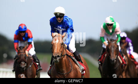 Winning jockey James McDonald after Map Of Stars won the Wolferton ...