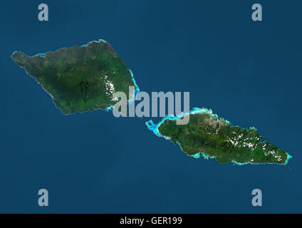 Aerial of the island of Upolu, Samoa, South Pacific Stock Photo - Alamy