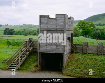 Reconstruction at Vindolanda Roman Fort, Hadrian's Wall, Northumberland ...