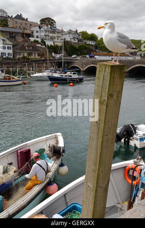 Port of Looe, Cornwall, Great Britain Stock Photo - Alamy
