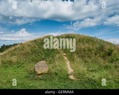 Bronze age Burial mound of Danish Egtved girl Stock Photo - Alamy