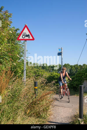 farm traffic sign Stock Photo - Alamy