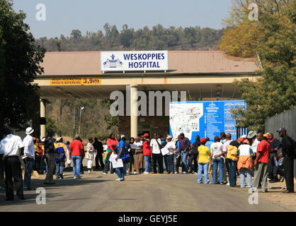 Weskoppies Hospital Strike, Pretoria, South Africa Stock Photo - Alamy