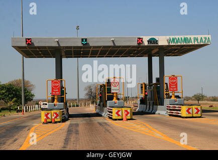 Moamba Plaza Toll Gate, Moamba, Mozambique Stock Photo - Alamy