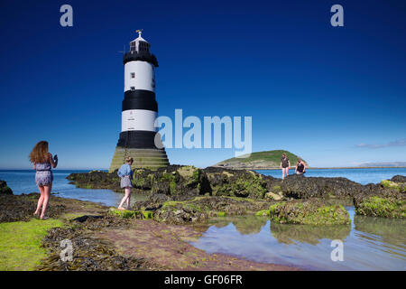 Penmon Lighthouse, Llanfaes, Anglesey Stock Photo - Alamy