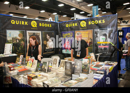 Vendors and displays on the convention floor at San Diego Comic Con ...