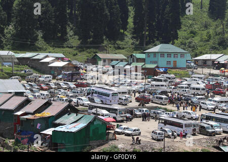 Srinagar, India - June 18, 2016: Aerial view of Srinagar, largest city ...