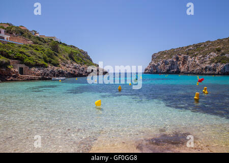 Es Canutells bay in Menorca Stock Photo - Alamy