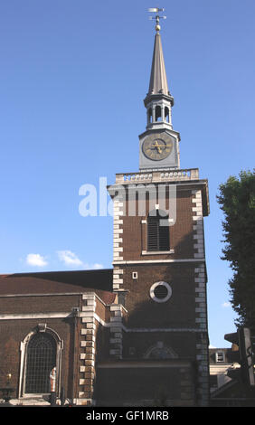 LONDON, UK: St James's Piccadilly church on Piccadilly street Stock ...