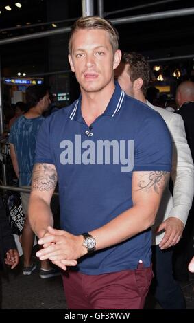 New York, USA. 28th July, 2016. People seen in the Museum of Ice Cream ...